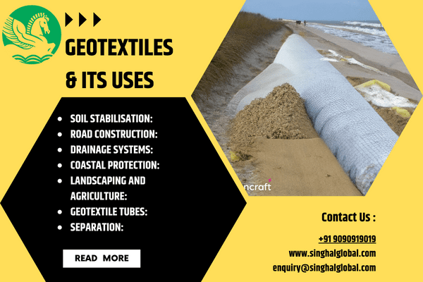 Different types of geotextiles and its various uses