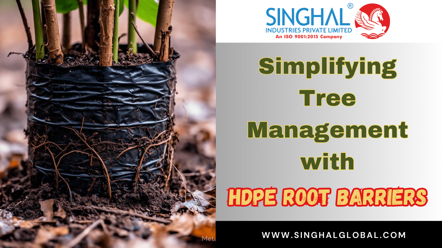 Simplifying Tree Management with HDPE Root Barriers