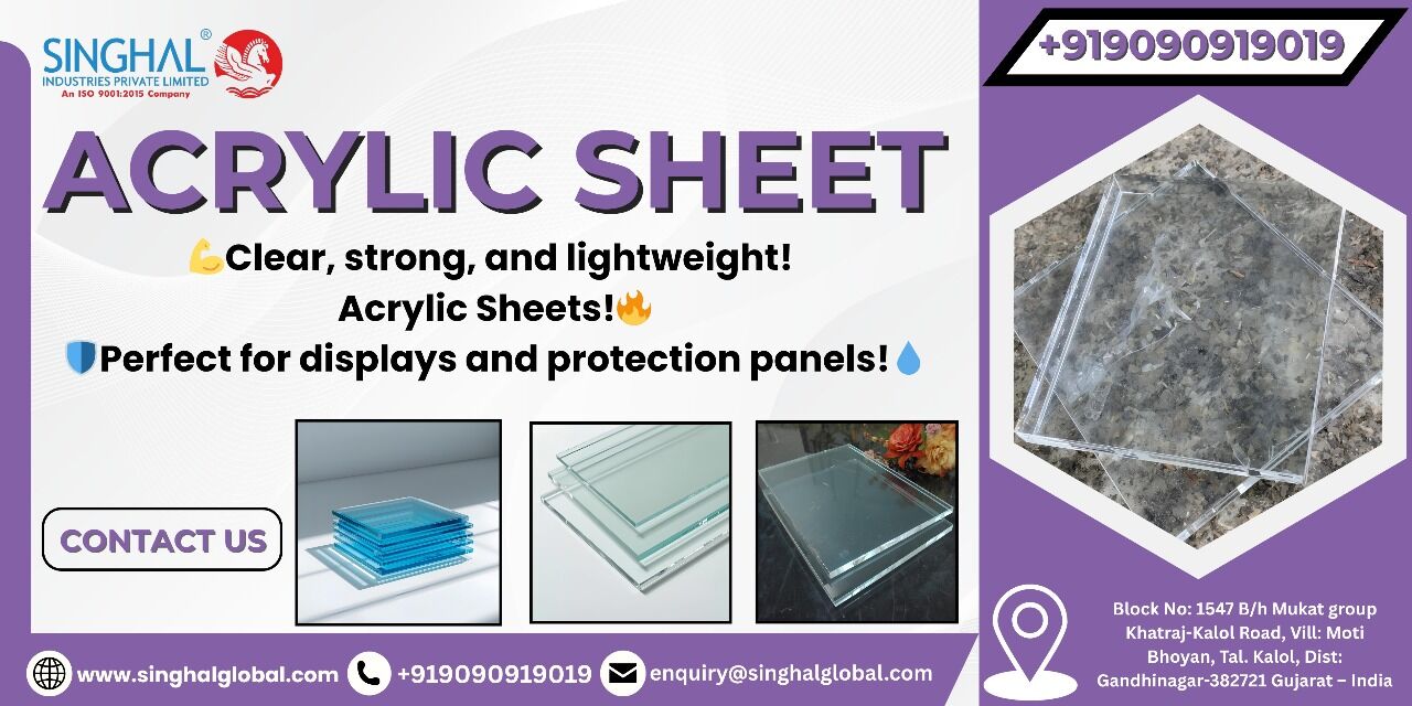 Acrylic Sheets Supplier | Strong, Clear, Reliable